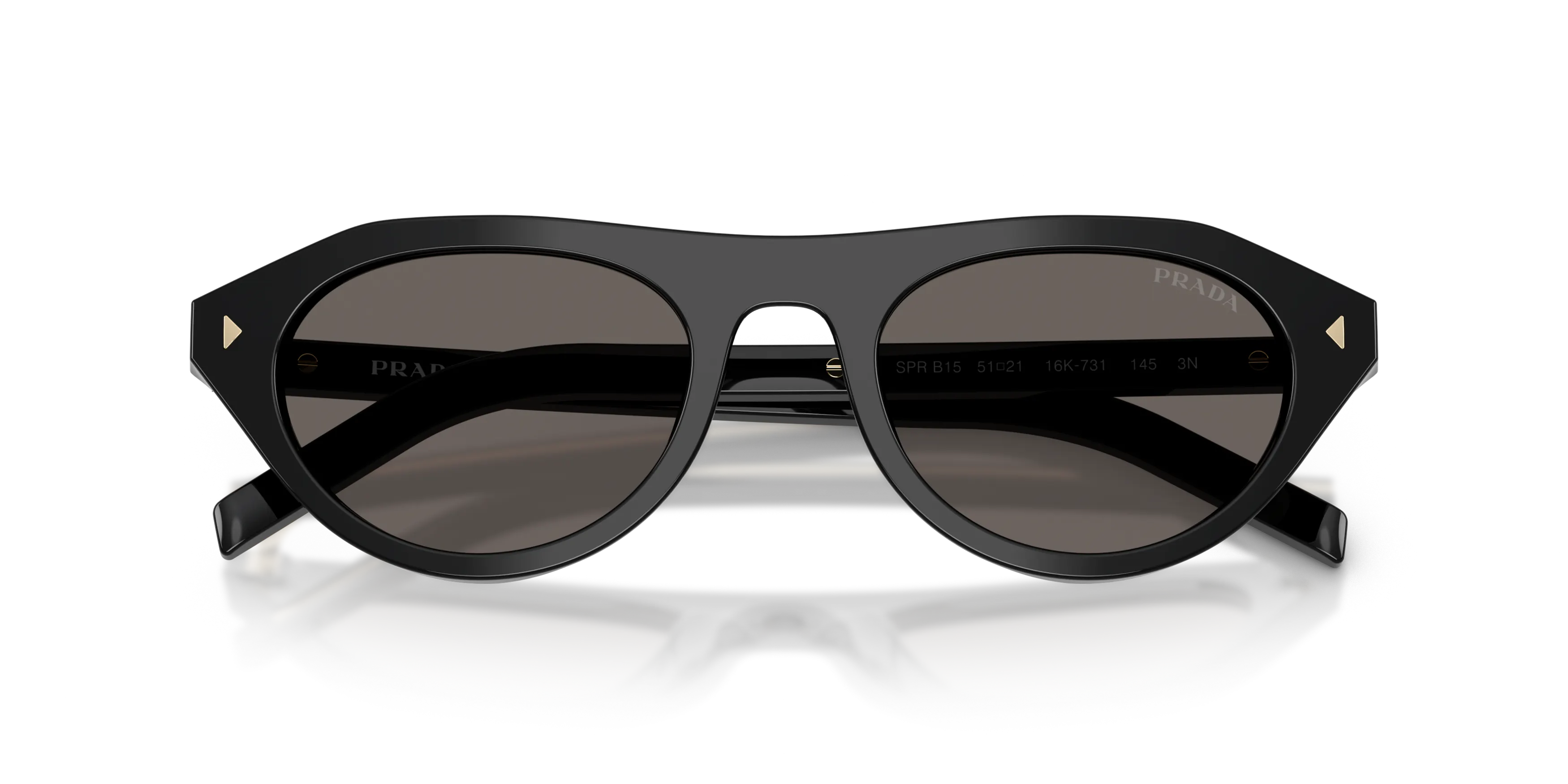 Prada 0PR B15S 16K731 Solglasögon i Svart | Synoptik