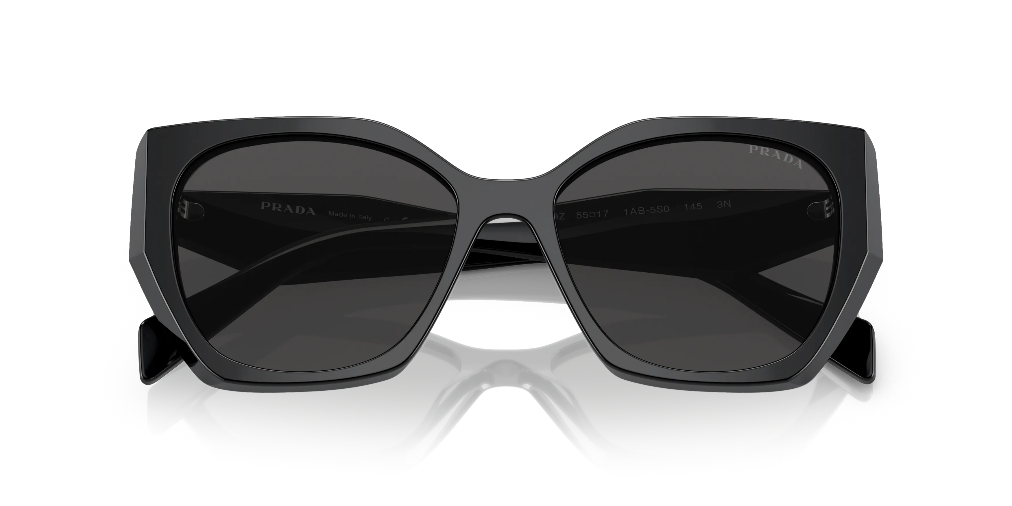Prada 0PR 19ZS 1AB5S0 Solglasögon i Svart | Synoptik