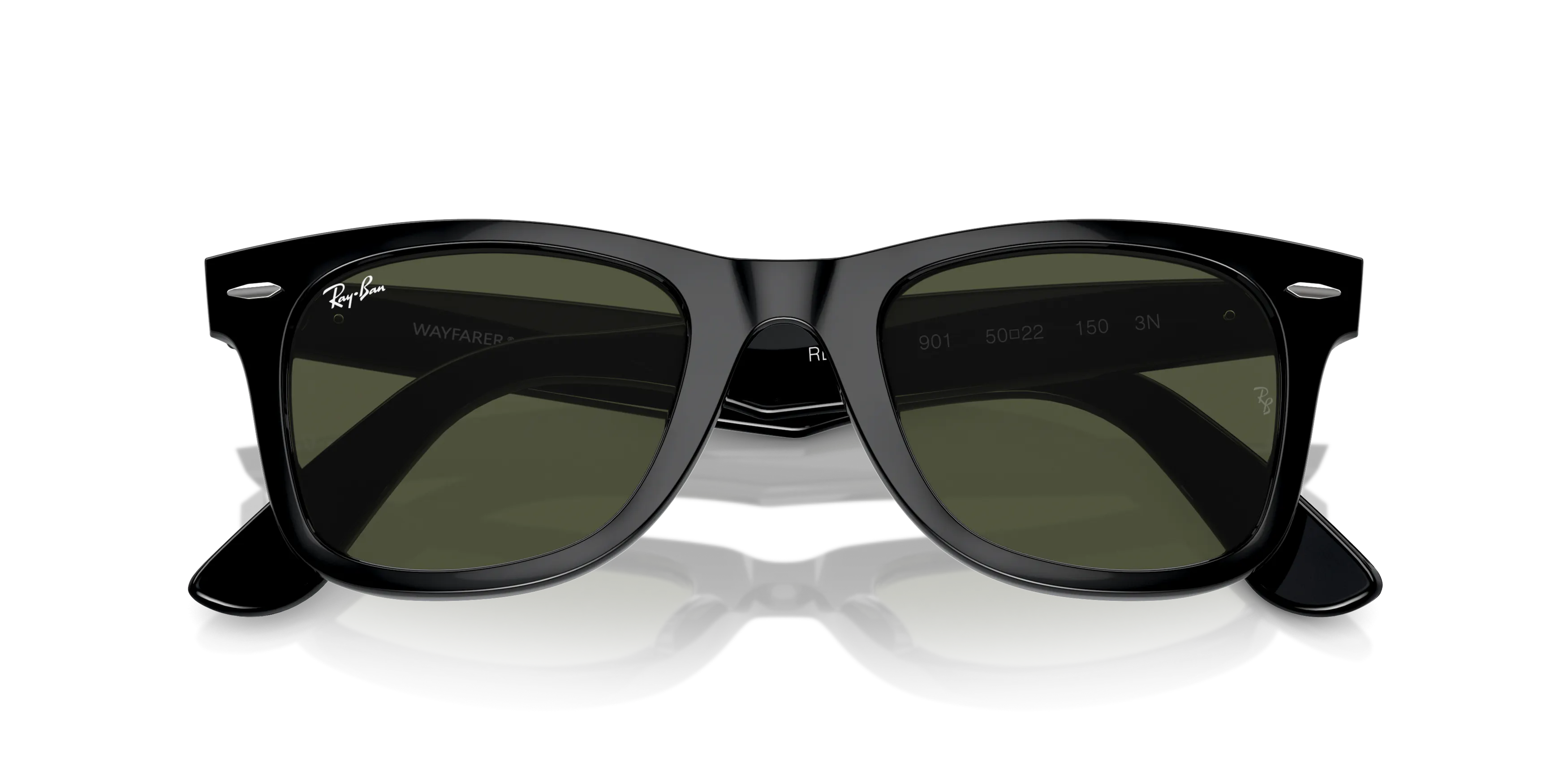 Ray-Ban RB2140 Original Wayfarer Classic Unisex Squadrati Neri L ...