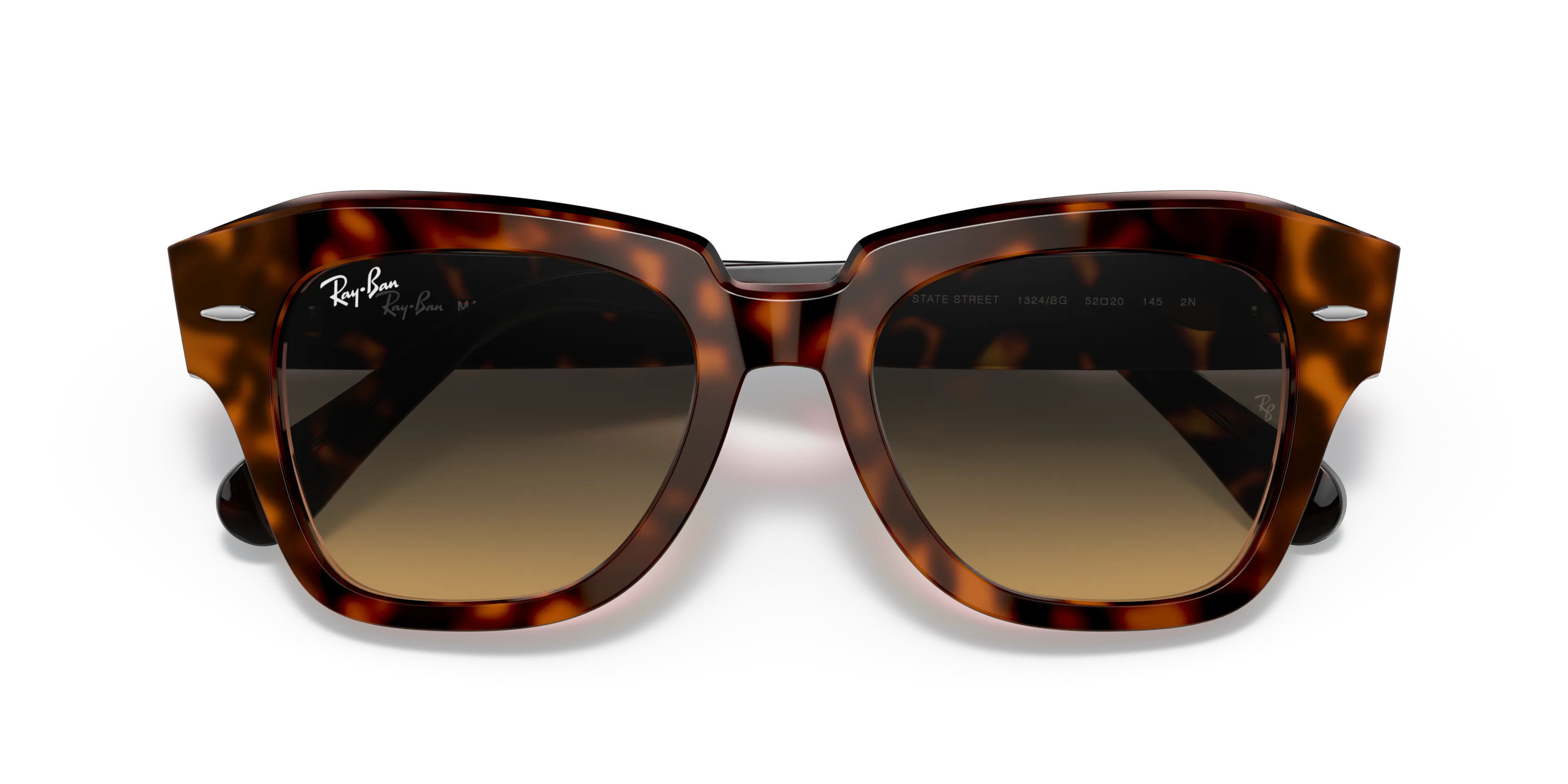 Ray-Ban RB2186 State Street Unisex Squadrati Marroni M | GrandVision