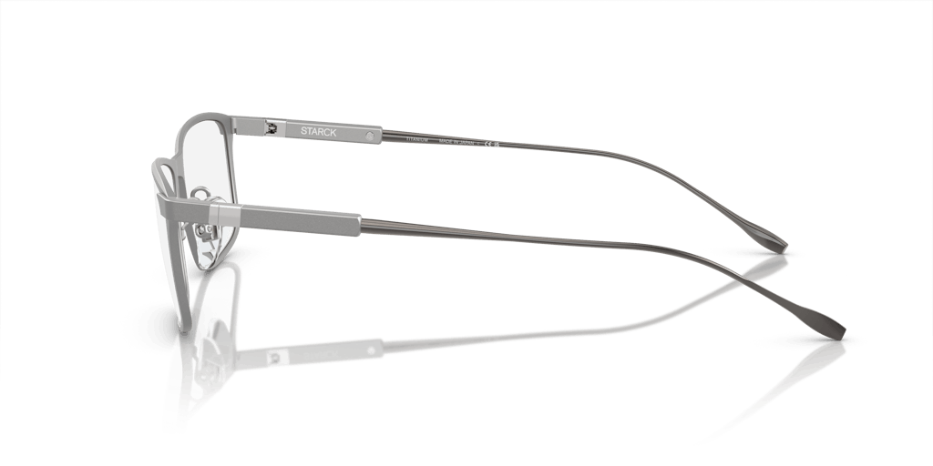 Starck SH2082T rectangle Glasses with Grey frame | David Clulow