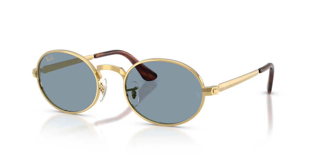 Gafas de sol Ray-Ban By A$AP Rocky RB3931 001/56, color Oro y lente ...
