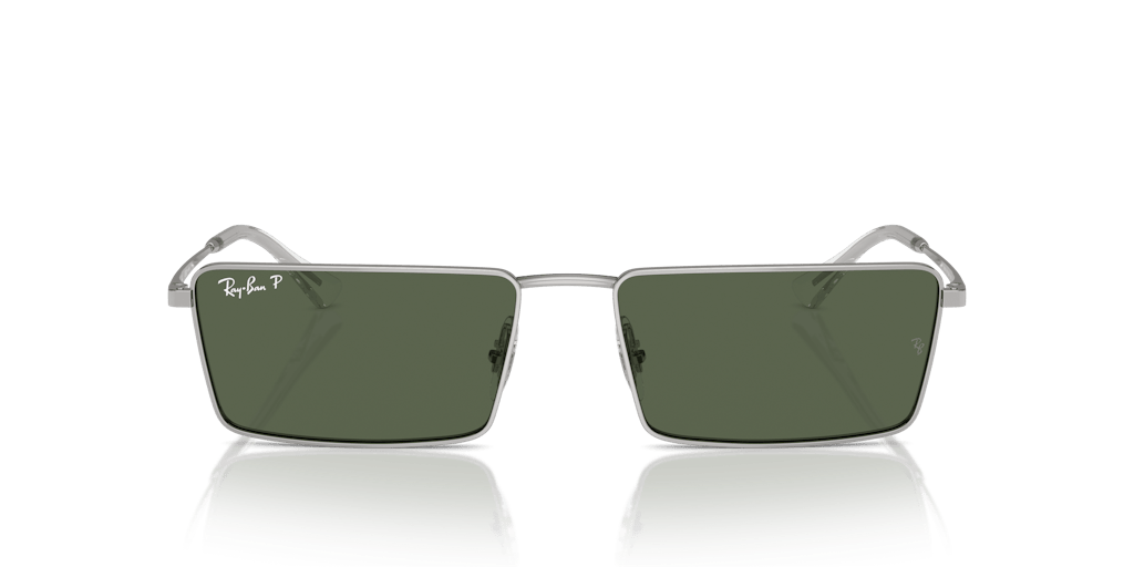 Ray-Ban RB3741 003/9A Prateado Retangular Unissexo | MultiOpticas