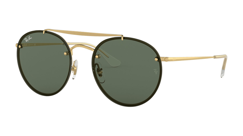 Ray-Ban Blaze Round Double Bridge RB3614N 914071 zonnebril | Pearle ...