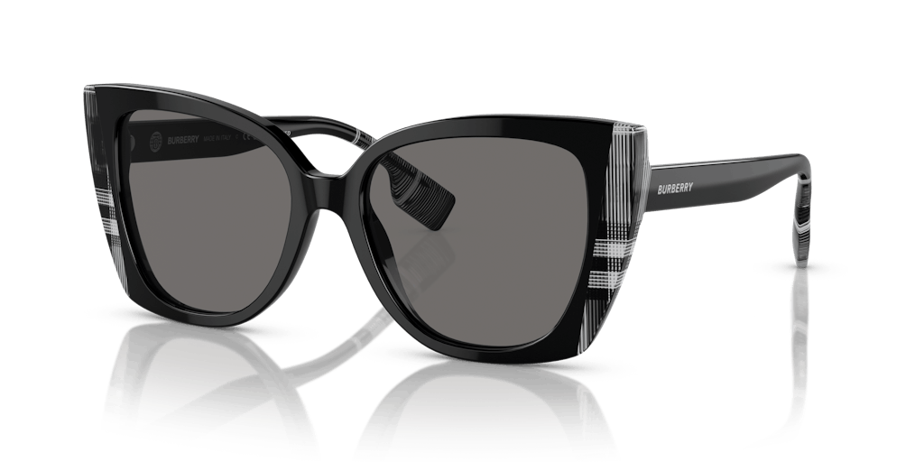 Burberry BE4393 zonnebril zwart, beige | Pearle Opticiens