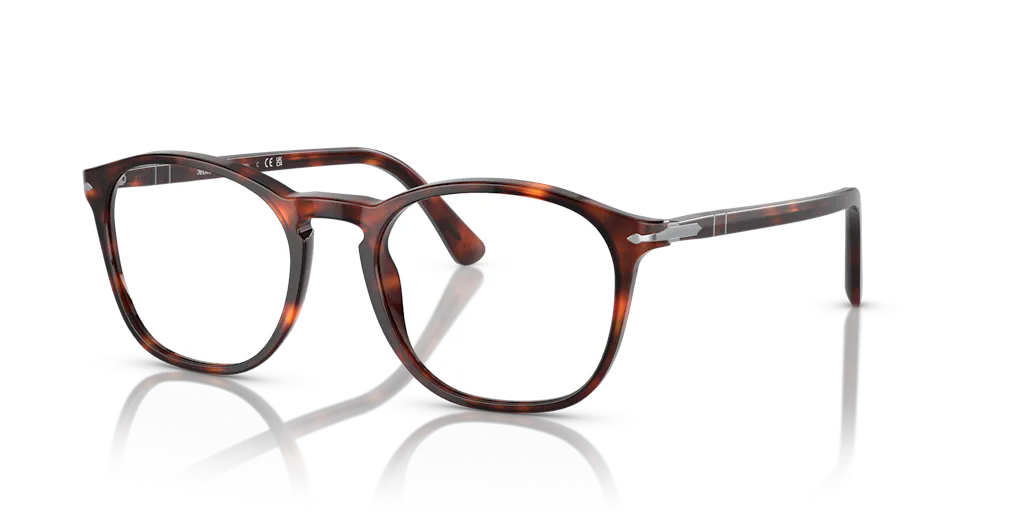 Persol PO3007VM square Glasses with Tortoise frame | David Clulow