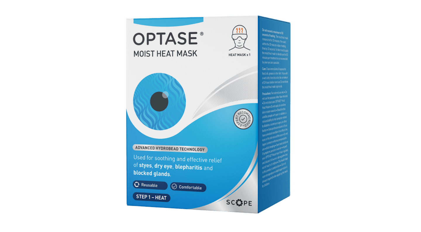 OPTASE Moist Reusable Heat Mask | Vision Express