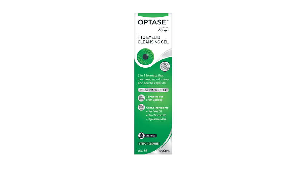 Optase TTO Eyelid Cleansing Gel - 50ml | Vision Express