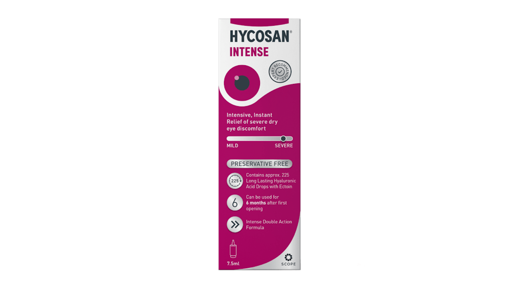 Hycosan Intense Preservative Free Eye Drops | Vision Express