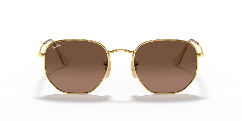 Ray-Ban Hexagonal Flat Lenses RB3548N 1/58 polarized zonnebril | Pearle ...