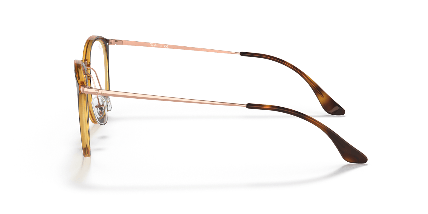 Ray-Ban Glasses RX 7140 | Brown Frames | Vision Express