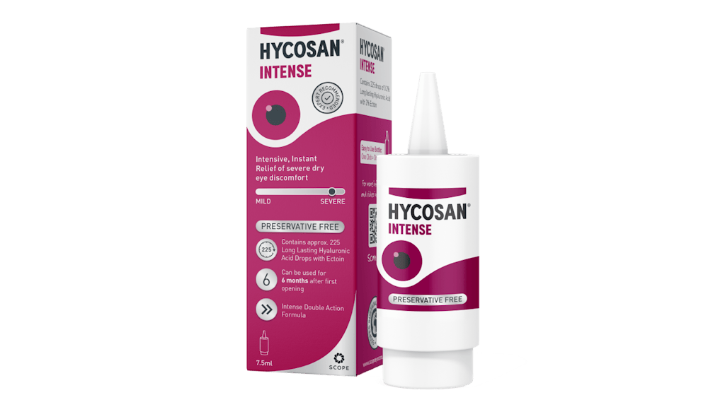 Hycosan Intense Preservative Free Eye Drops | Vision Express