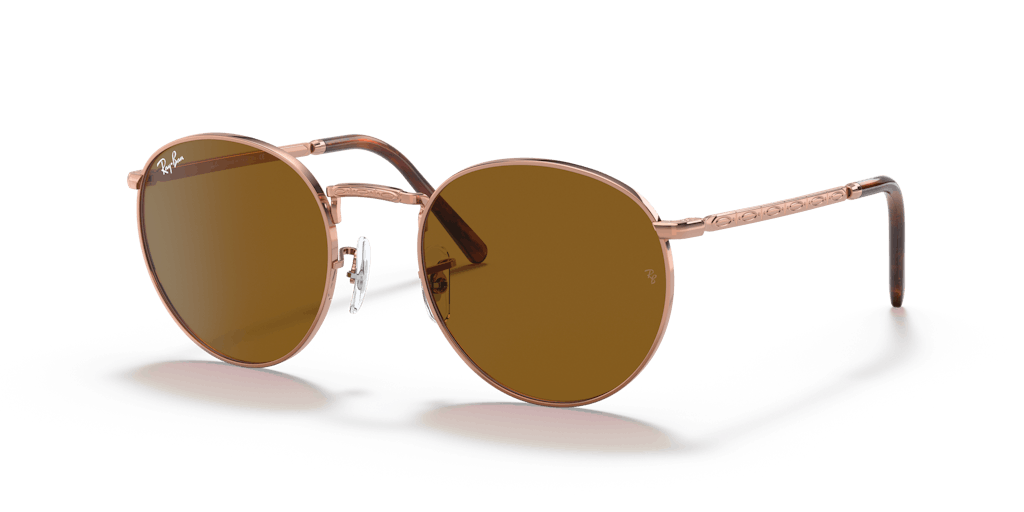 Ray-Ban New Round zonnebril goud kopen bij | Pearle Opticiens